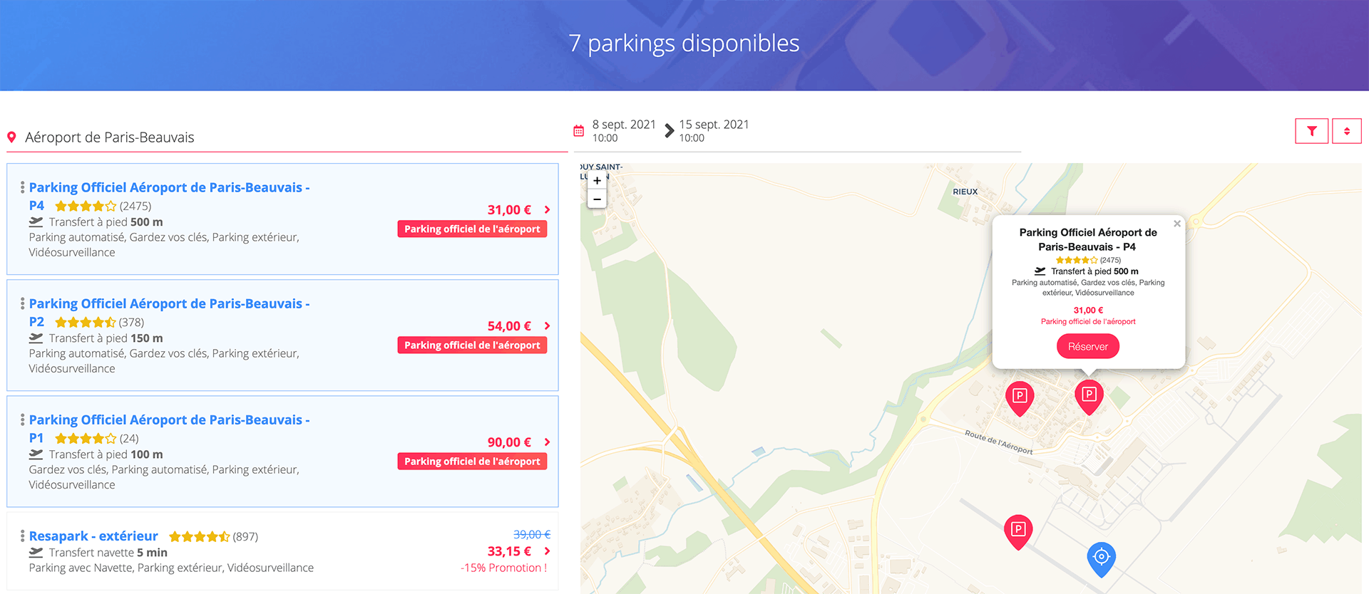 Parking aéroport Paris-Beauvais : où se garer au meilleur prix